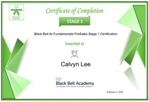 Cisco Black Belt AI Fundamentals PreSales Quiz